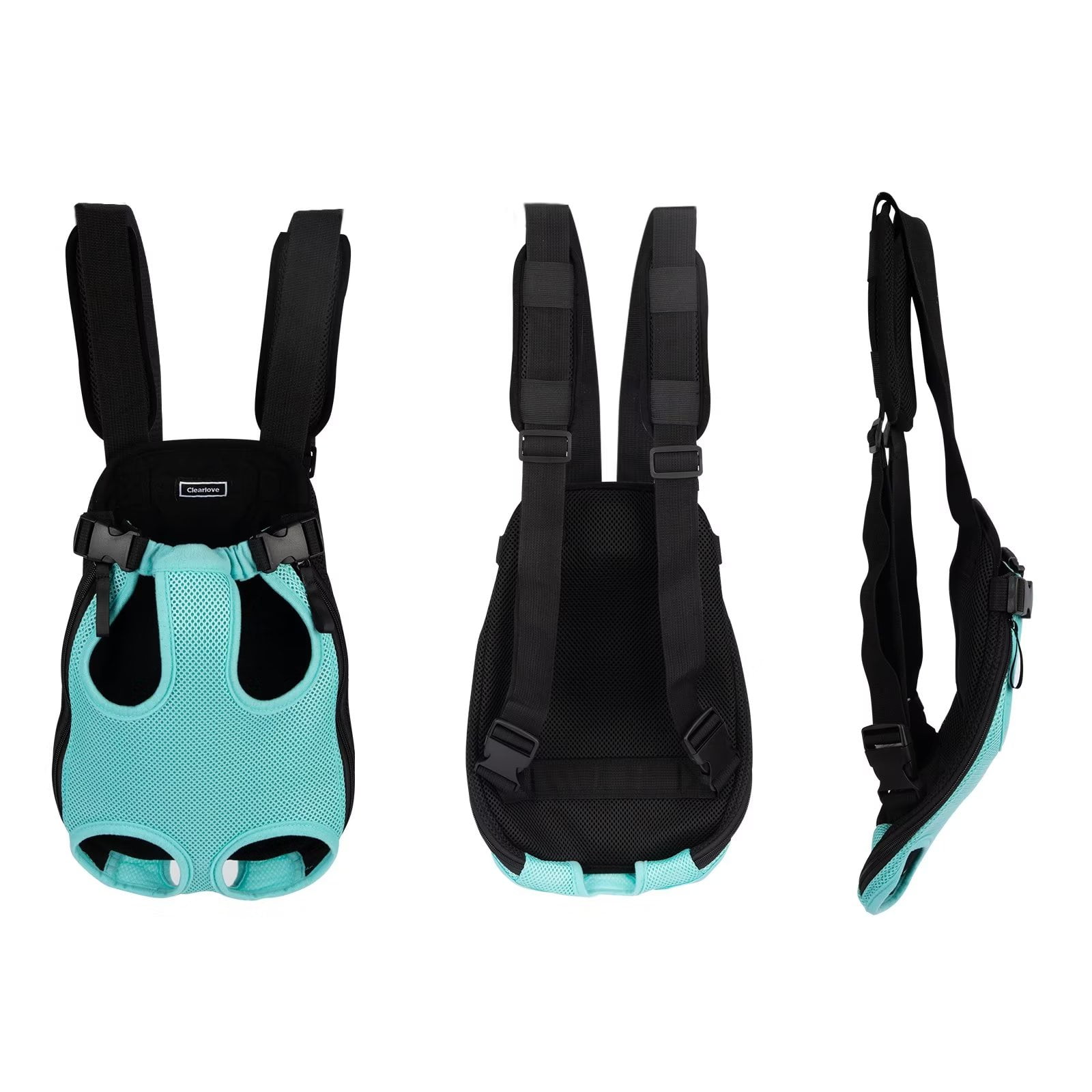 Blue Dog Front Backpack Carrier, Dog Carrier Backpack for Breathable ...