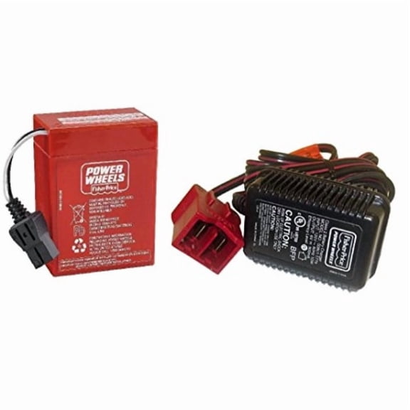 Power Wheels Super 6 Volt Red Battery 00801-0712, Pack of 2 - Walmart.com