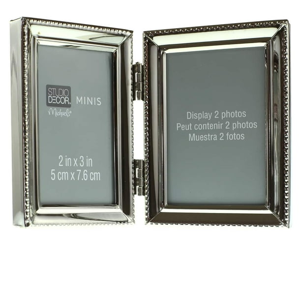 24 Pack: Metal Hinged 2-Opening Mini Frame by Studio Décor® - Walmart.com