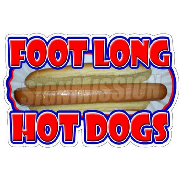 Foot Long Hot Dogs