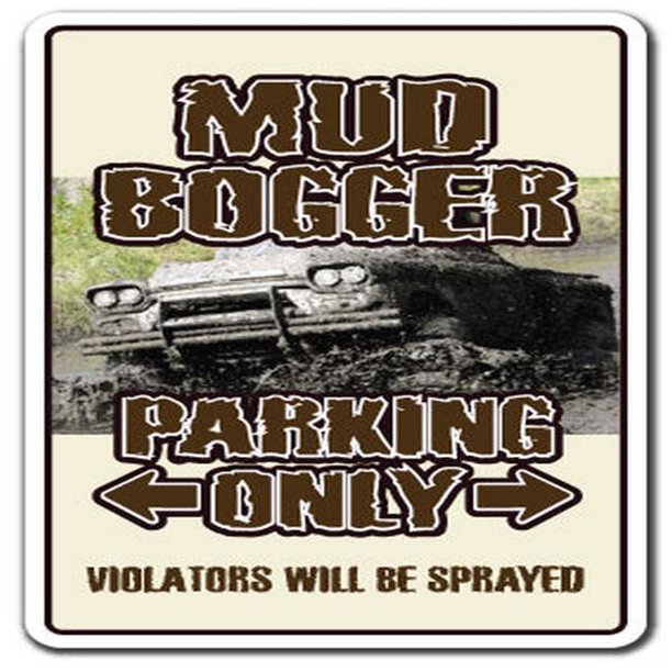 SignMission 7 in. Mud Bogger Decal - Bogging Monster Truck Redneck 4X4 ...