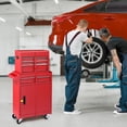 4-Drawer Rolling Tool Chest with Wheels & Lock & Key, Tool Box with ...