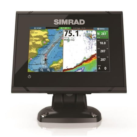 Simrad 000-12452-001 Go5 XSE 5 in. Totalscan-Downscan Fishfinder ...