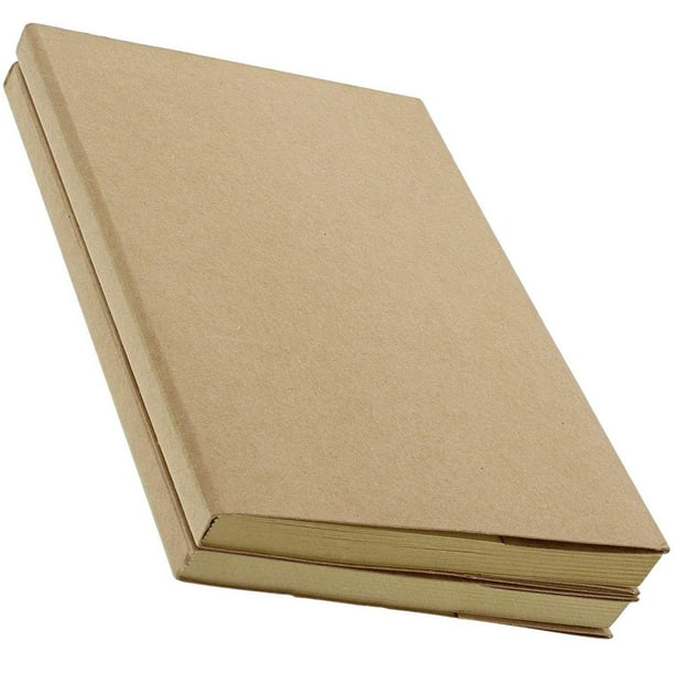 Blank Kraft Notebook Journals (2 Pack) - Walmart.com - Walmart.com