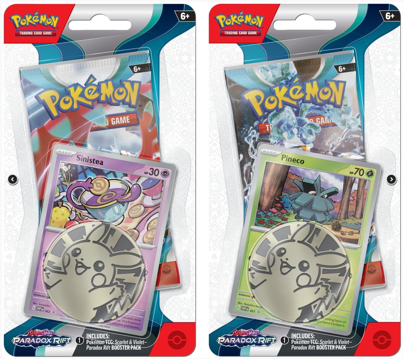 Pokemon TCG: Scarlet & Violet - Paradox Rift - Checklane Blister Pack ...