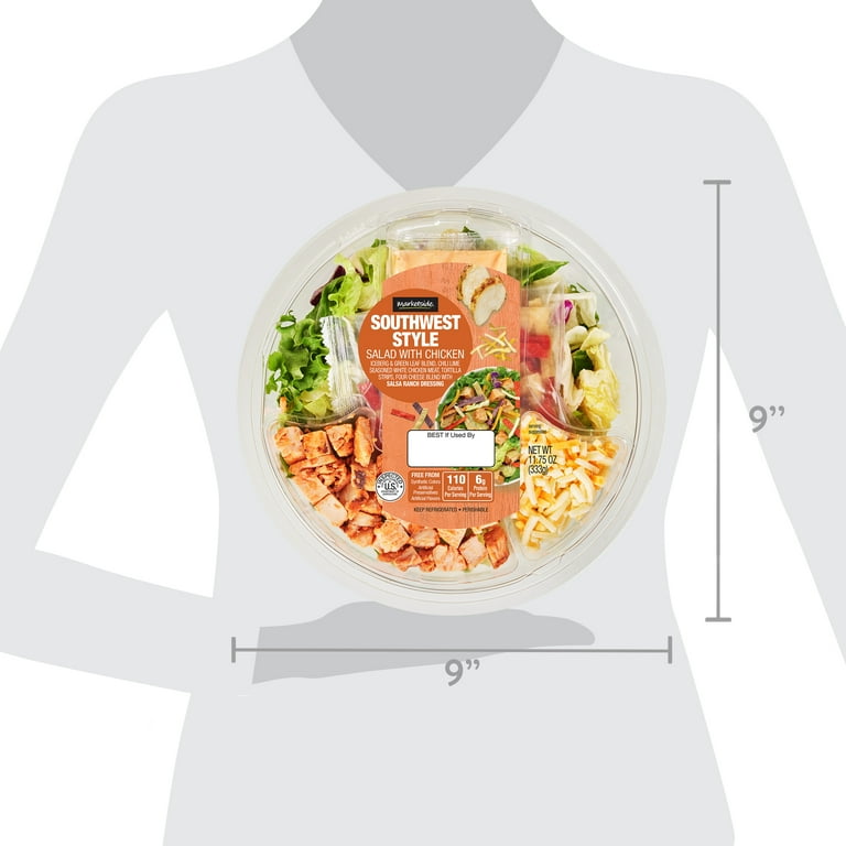 Marketside Southwest Style Salad With Chicken Family Sized, Marketside Southwest Style Salad With Chicken Family Sized,