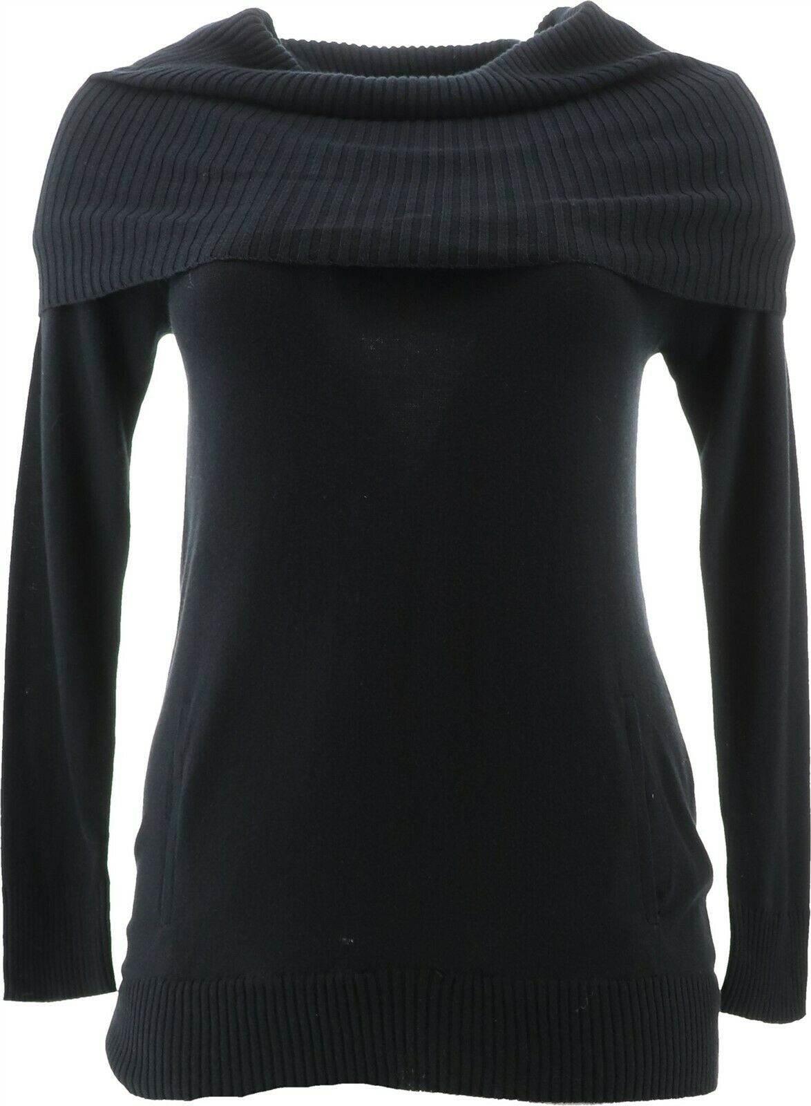 Colleen Lopez Convertible Neck Pullover Sweater Pockets Women's 724-160 ...