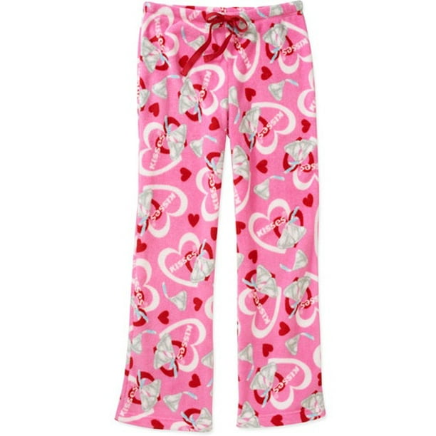 Womens Hersey Kisses Fleece Sleep Pants