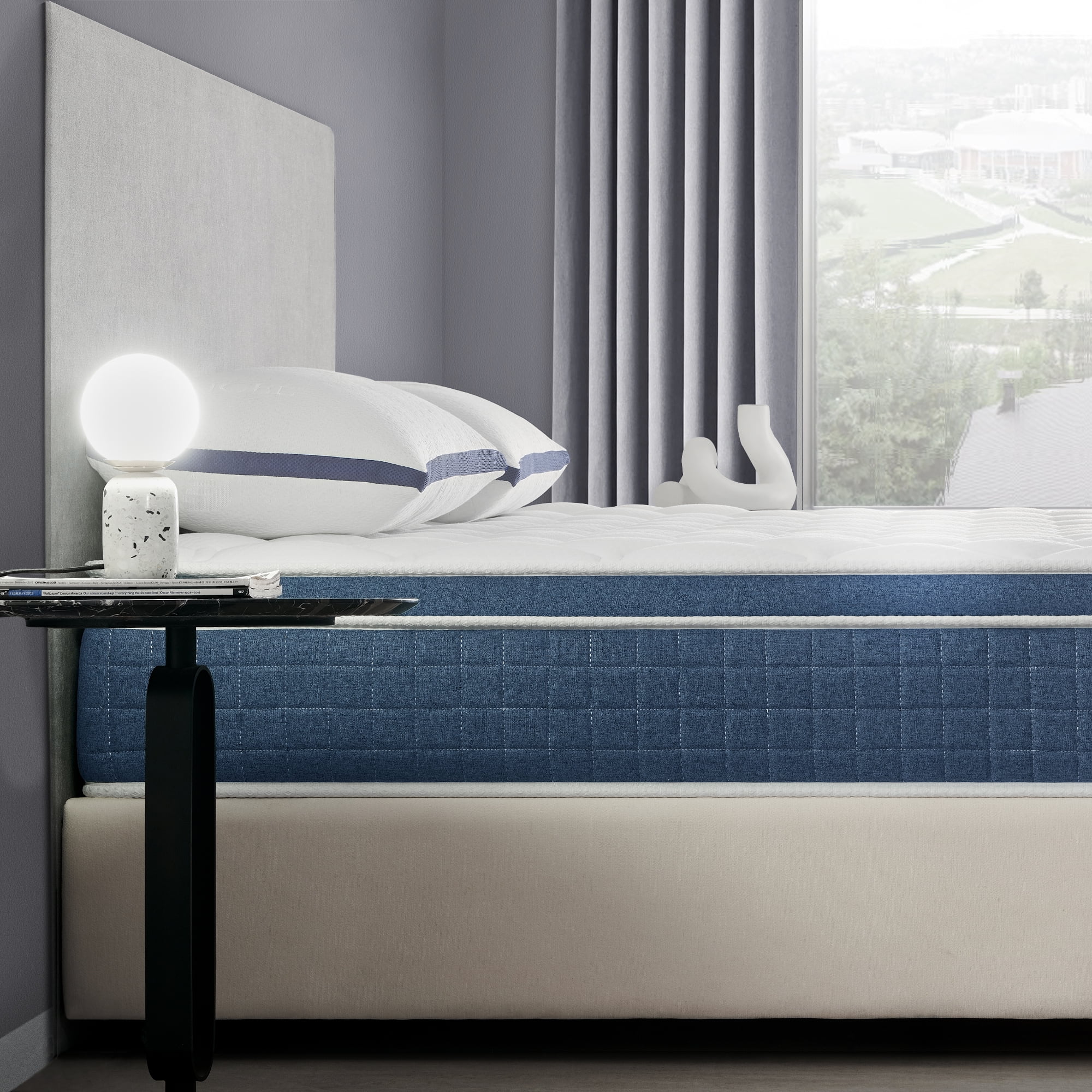 Full Size Mattress IYEE NATURE 12 inch Medium Plush Innerspring Multi ...