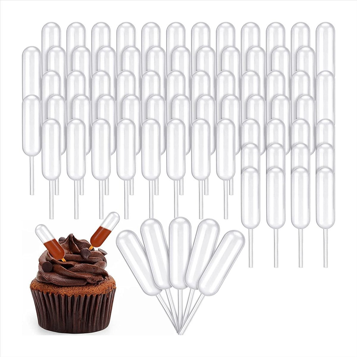 1000 Pcs 4 ml Pipettes en Plastique Compte-Gouttes Jetables, 1000 x ...