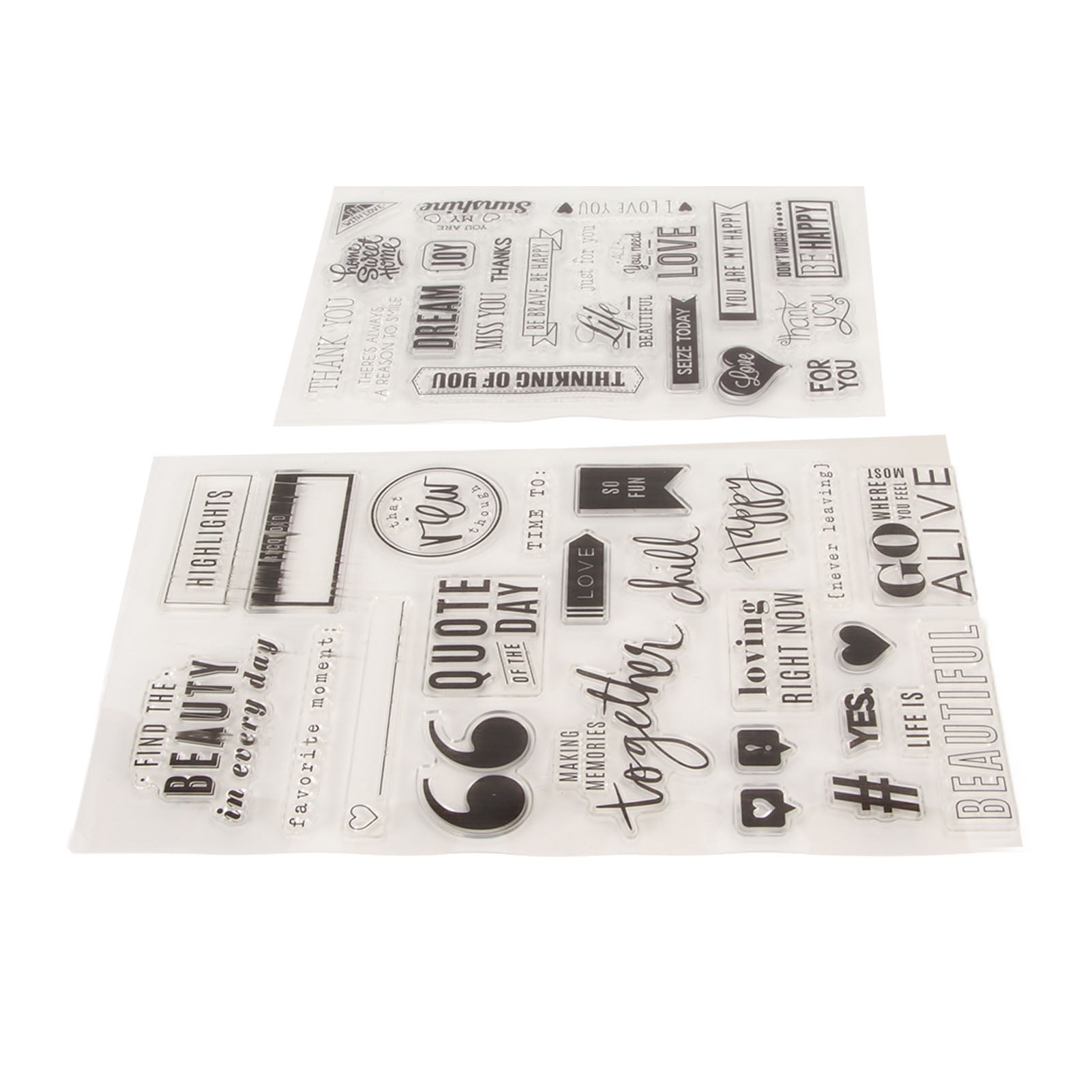 Clear Stamps, Transparent Stamps Durable Easy Operation With English ...