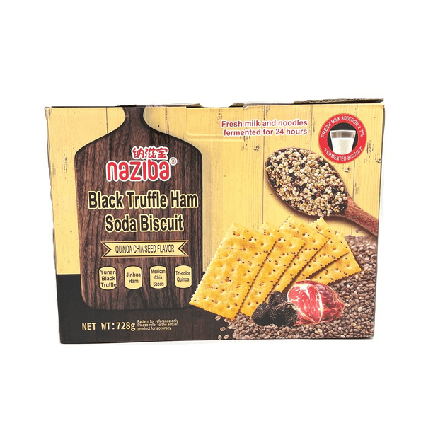 Naziba Black Truffle Ham Soda Biscuit Gift Box, Naziba Black Truffle ...