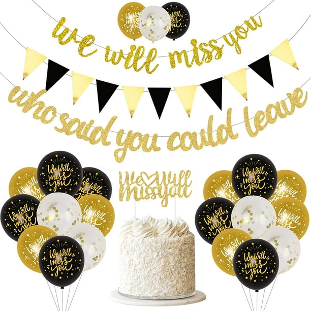 Farewell Party Decorations Retirement Balloons Decorations, Who Said ...