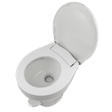 Thetford Aqua-Magic VI High RV Toilet, White, SloClose Seat & Cover ...
