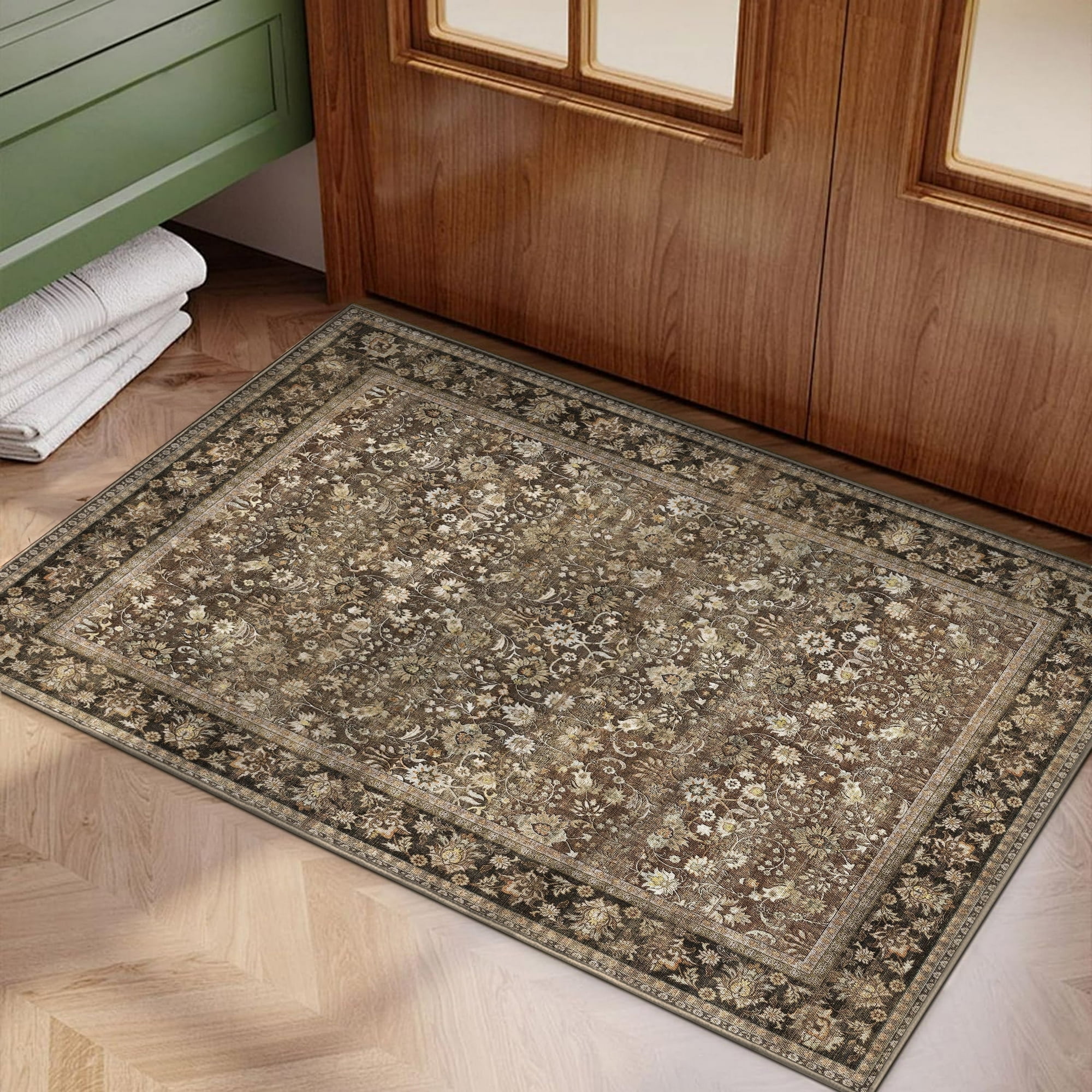 BERTHMEER 2'x3' Small Area Rugs for Entryway Doorway Entrance Bedroom ...