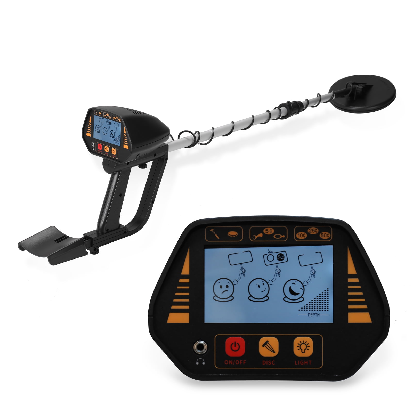 MD920 Handheld Portable Underground Metal Detector Detachable Easy ...
