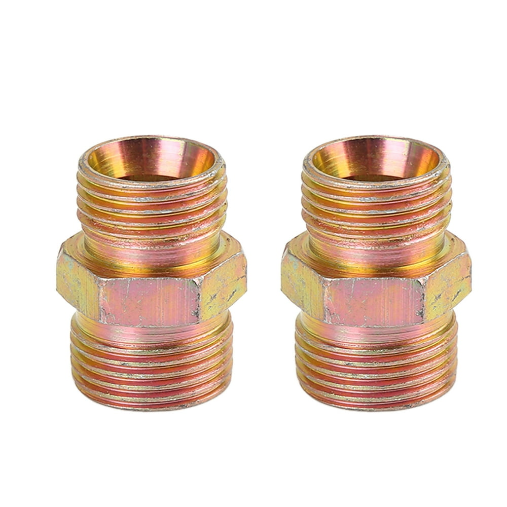 2pcs M18 x 1.5mm to M20 x 1.5mm Car Air Pipe Fitting Connector Adapter ...