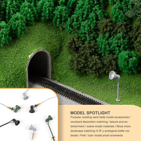 Model Railway Lamp Outdoor Miniature 1:87 Scale Streetlight Simple ...