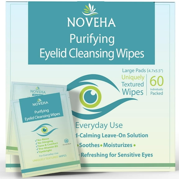 Oasis TEARS Hydrating Eyelid and Lash Cleansing Wipes with Tea Tree Oil ...