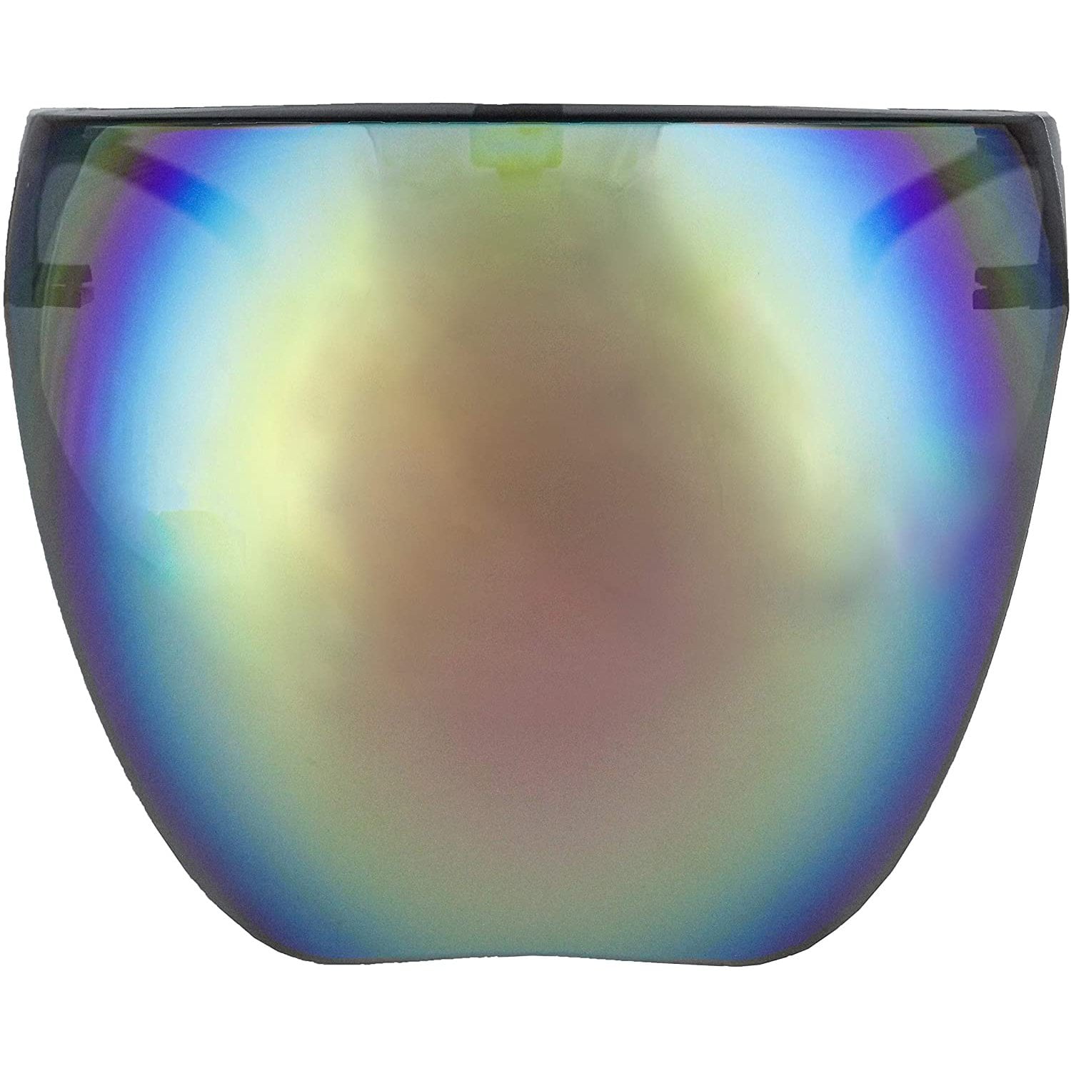Futuristic Face Shield Mirrored Visor Sunglasses - Walmart.com