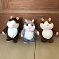 US 1-2 Pack Talking Speaking Hamster Plush Toy Voice Repeating Sound ...