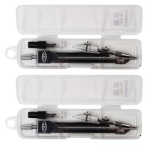 BAZIC Geometry Math Compass Set, Inch Centimeter Drawing Tool, 4-Pack ...