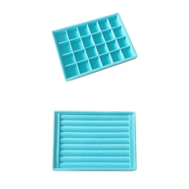 Stackable Velvet Jewelry Display Trays 24とTrays - Walmart.com