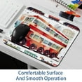 EVANLinism Vintage Retro Train Mouse Pad Square Washable Mousepad Anti ...