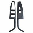 4pc Carbon Fiber Color Automobile Door Window Control Panel Cover Trim ...