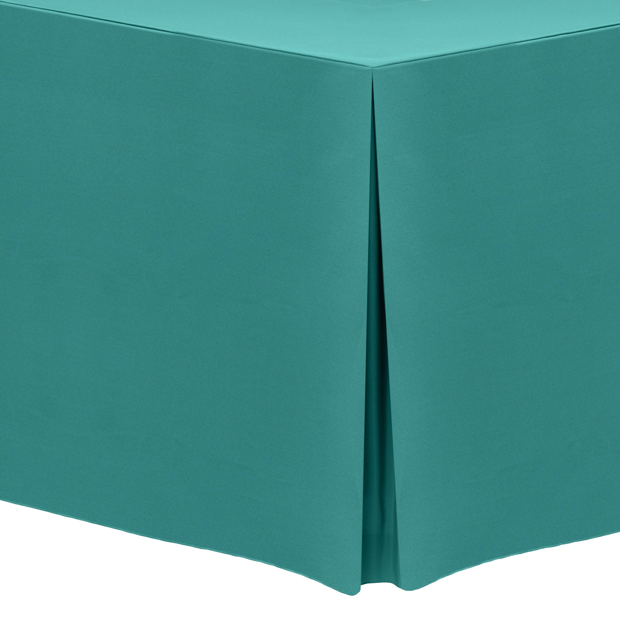 Ultimate Textile 8 ft. Fitted Polyester Tablecloth - for 18 x 96-Inch ...