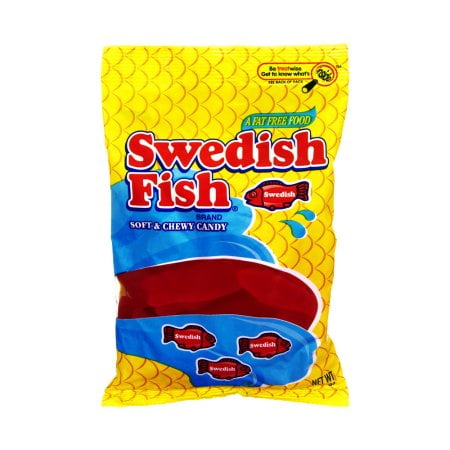 Swedish Fish Fat Free Soft & Chewy Candy - Walmart.com
