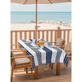52x70 Inch Outdoor Tablecloth with Umbrella Hole Zipper Rectangle ...