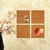 Quartet Natural Cork Tiles, 12" x 12", Frameless, 4 Count - Walmart.com