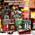 40 Pack Christmas Gift Bags with Tissue Paper Bulk Reusable Xmas Tote ...