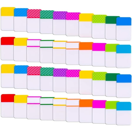 1200 Pieces Tabs 1 Inch Sticky Tabs Writable Tape Flags Page Tabs for ...