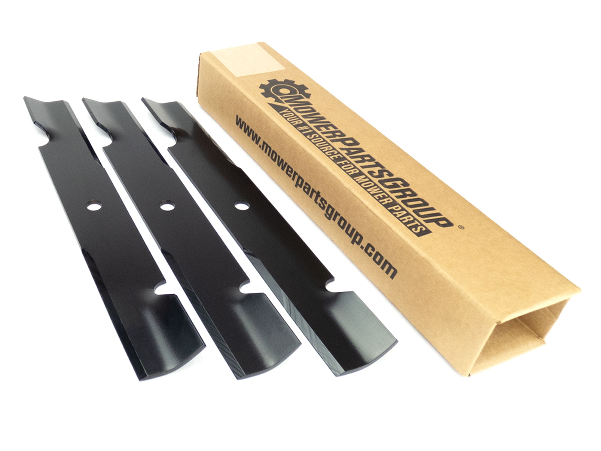 (3) Ferris Premium Replacement 18" x 2 ½" Notched Lawn Mower Deck Blade ...