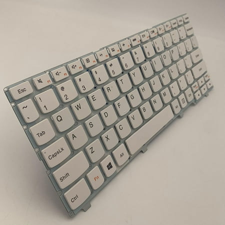 White Laptop Keyboard Fluent Typing Input Apparatus Office Computer ...