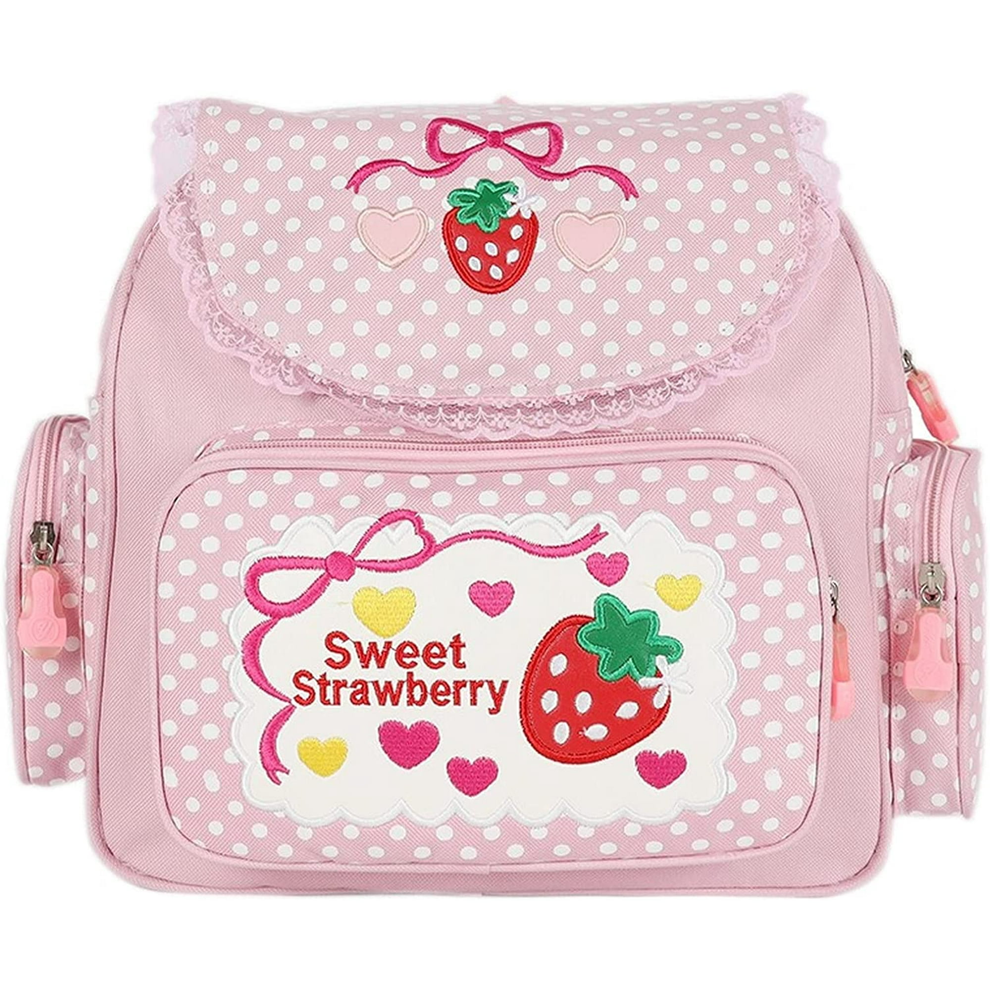 Click here for Cpdd Kawaii Pink Strawberry Mini Backpack  Back To... prices