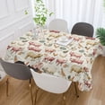 54x54in Square Printed Tablecloth Easy-Care Decorative Table Cloth for ...