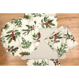Colonial Williamsburg Winter Botanical Cotton Quilted Table Runner ...