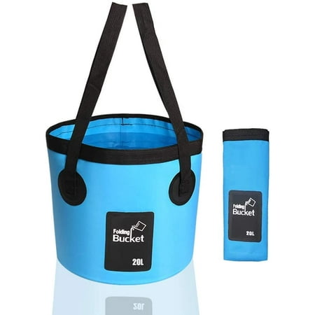 20L Collapsible Bucket, Collapsible Water Bag, Portable Water Container ...