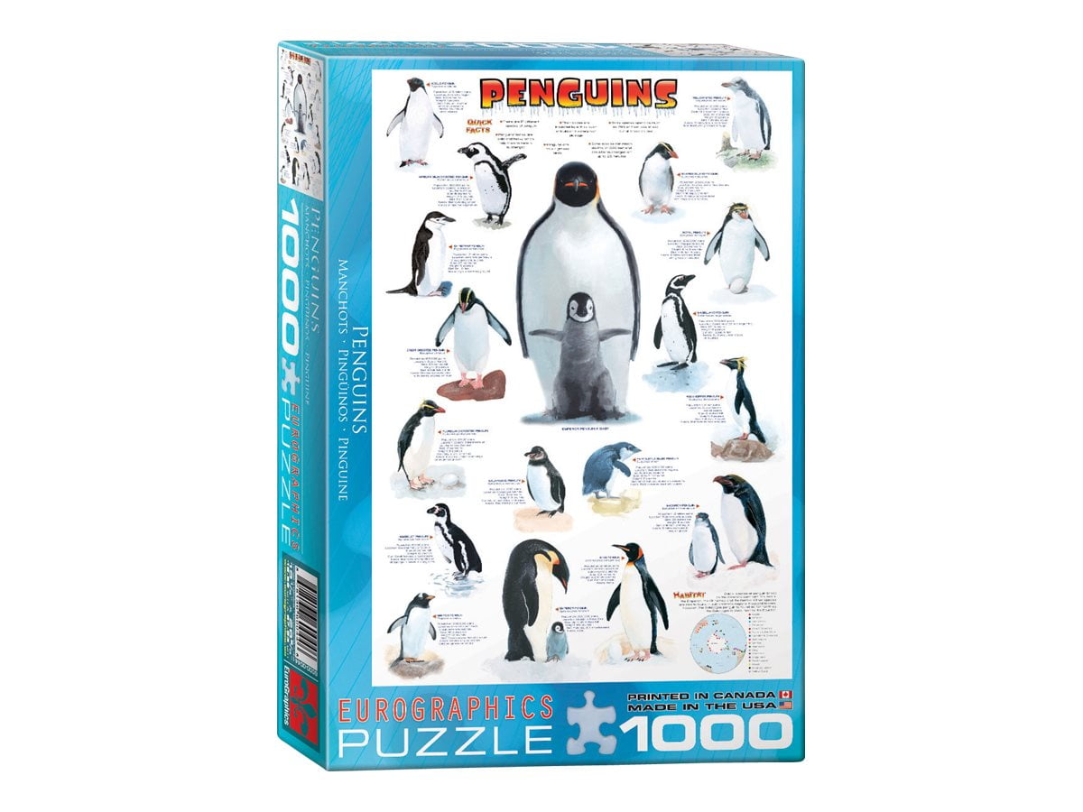 EurographicsPuzzles Animals - Penguins - jigsaw puzzle - 1000 pieces ...