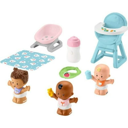 FISHER PRICE Snacks And Snuggles Bundle Gift Set Little People Babies ...