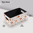 2 Pcs Foldable Felt Storage Bins Decorative Fabric Organizer Baskets ...