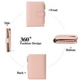 GAEKEAO Small Wallets for Women Leather RFID Blocking Bifold Zipper ...