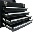 Portable 4 Drawers Tool Box Storage Cabinet Metal Tool Box with Metal ...