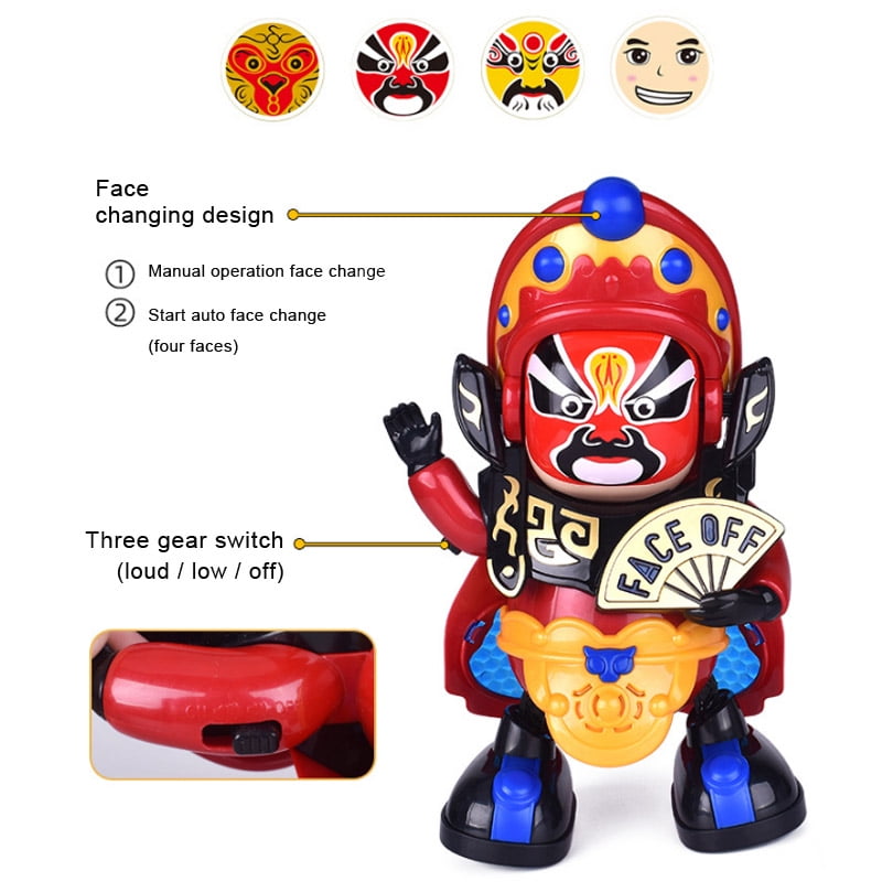 Buy Change Face Robot Toys for Kids Robot Toy with LED Lights Flashing ...