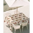 60x102 Inch Outdoor Tablecloth with Umbrella Hole Zipper Rectangle ...