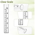 2 Pcs Rain Gauge Replacement Tube for Outdoor, 5 Inch Acrylic Rain ...