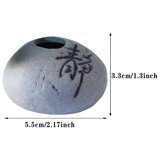 pdqouc Rustic Ceramic Planter with Personalized Inscription Stone ...